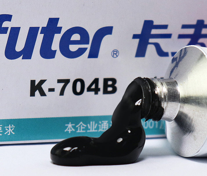 Kafuter K-704B Black Silicone Rubber RTV Adhesive | Enigma Component ...