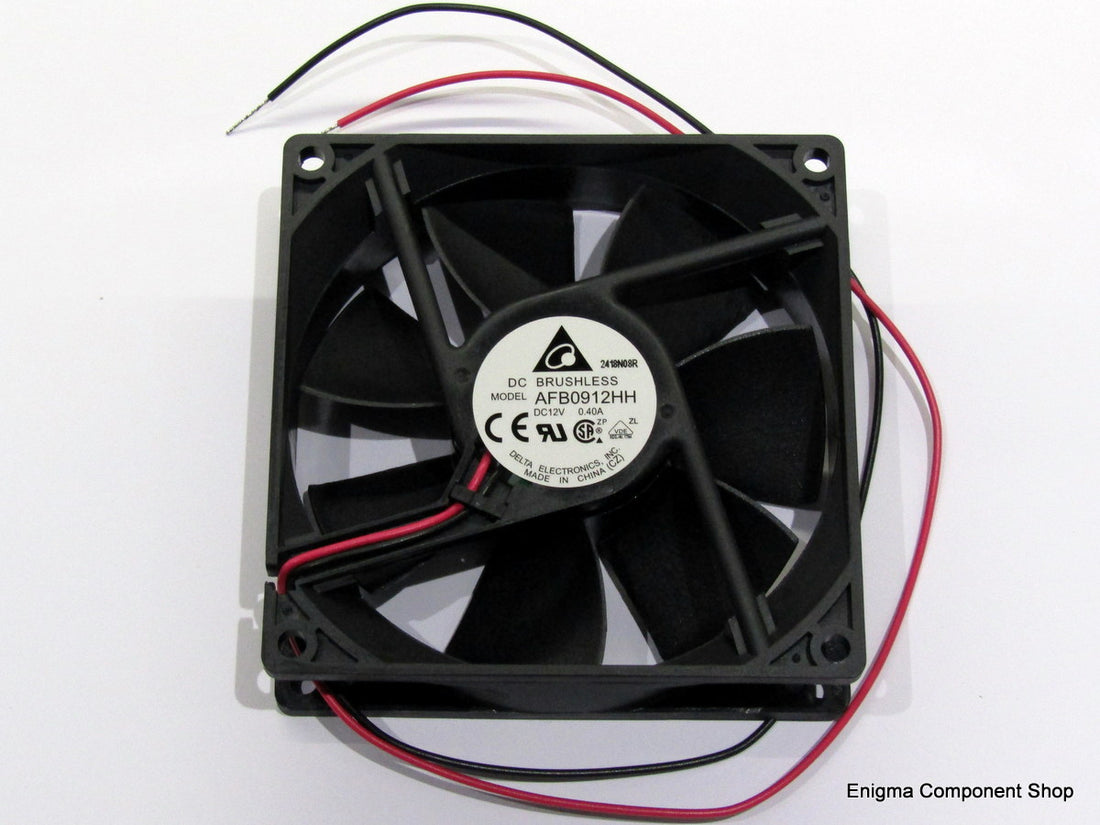 Delta AFB0912HH High Speed 12V 92mm Fan (2-Wire) – Enigma Component ...