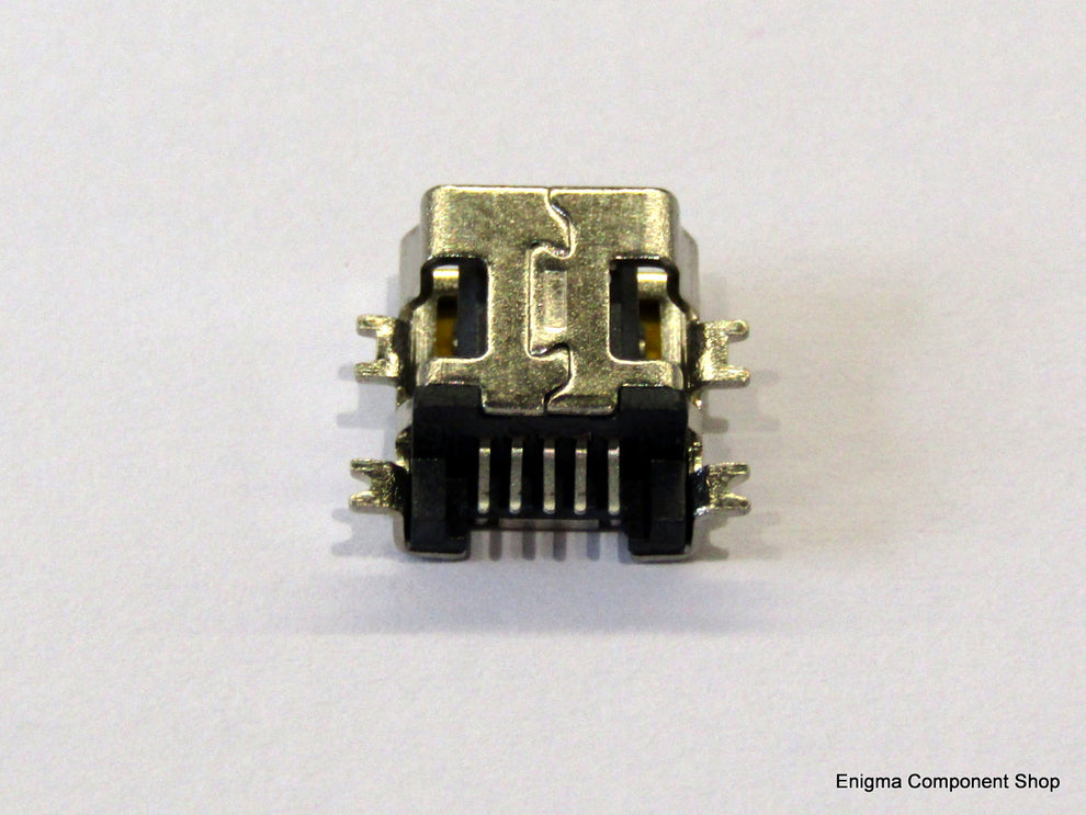 Mini USB, Type B, 5-pin In-Board Socket | Enigma Component Shop Ltd